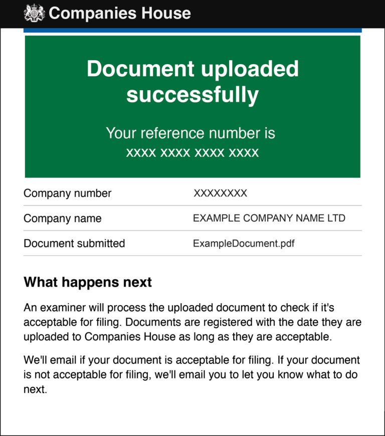 A guide to uploading documents to Companies House – HopeTex Limited