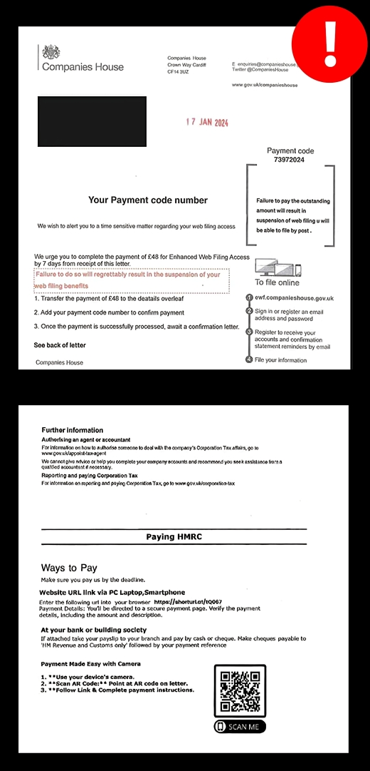 New Companies House scam warning for UK businesses – HopeTex Limited